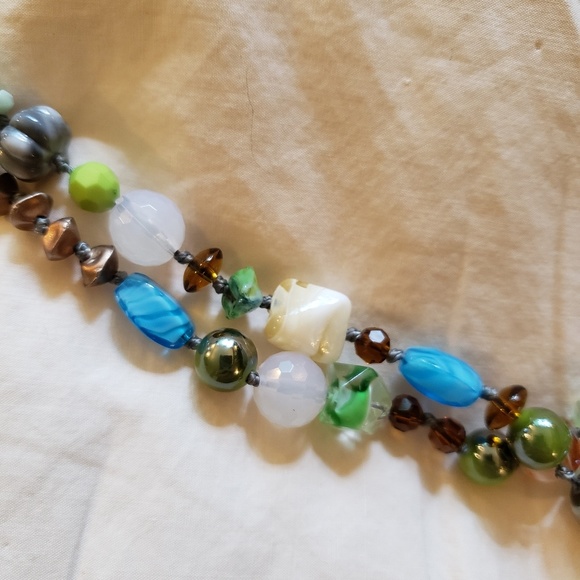 Cookie Lee | Jewelry | Cookie Lee Beaded Necklace And Earrings | Poshmark